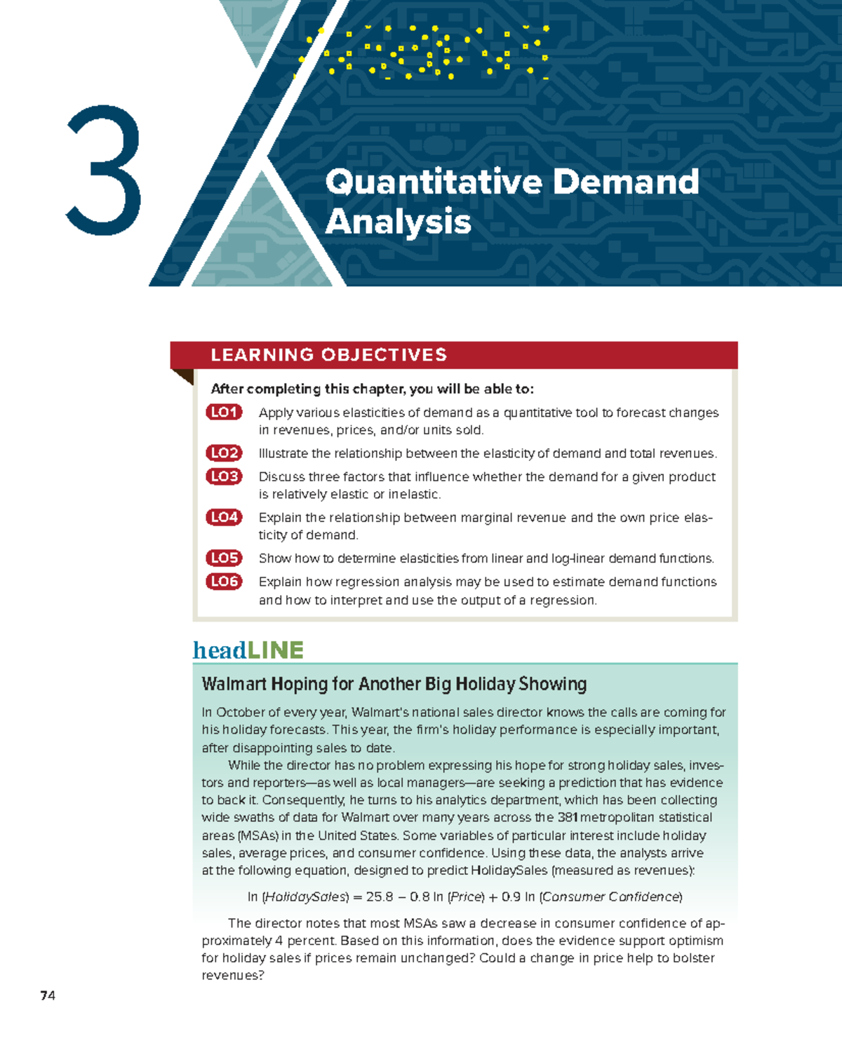Chapter 3: Quantitative Demand Analysis in Managerial Economics - Studocu