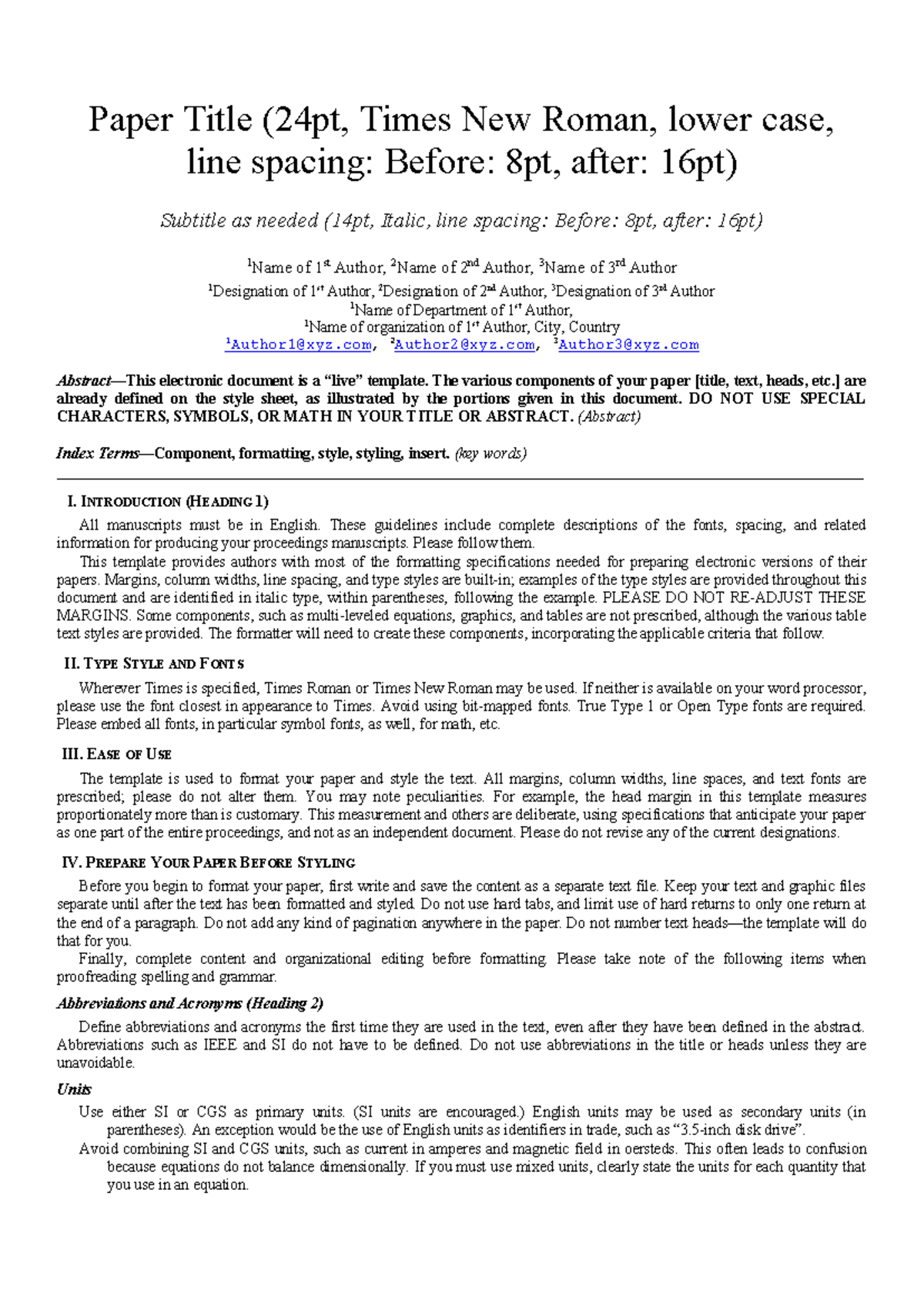 Research Paper Format Guidelines (Course Code: RPF 101) - Studocu