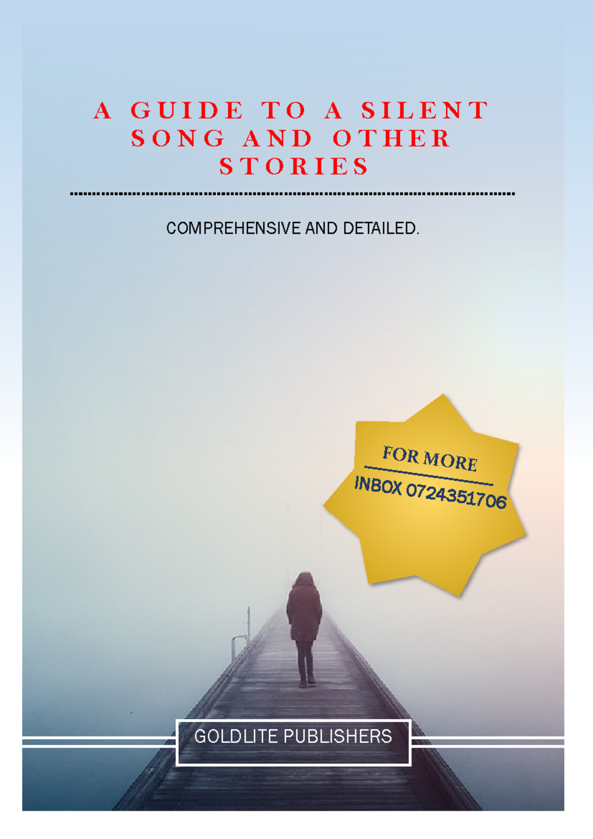 A Guide to A Silent Song and Other Stories: KCSE English Paper 3 - Studocu