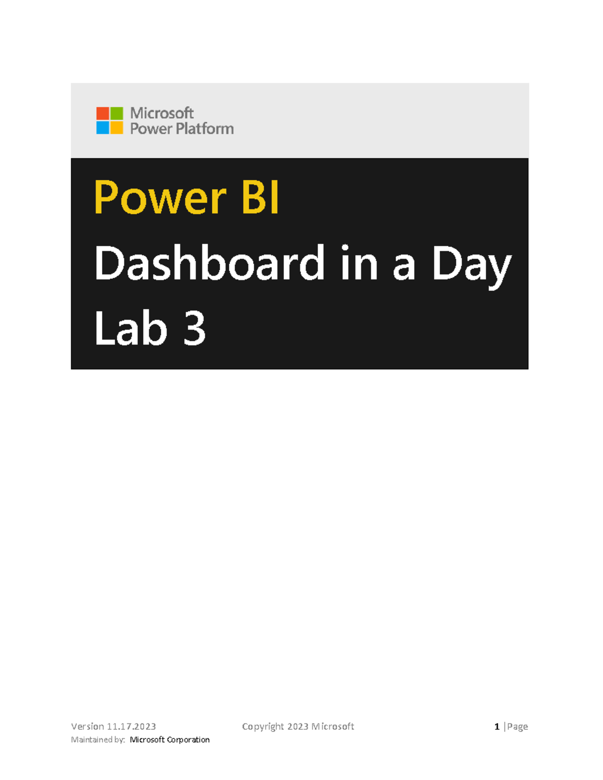 Power BI Lab 3: Data Visualization Techniques and Insights - Studocu