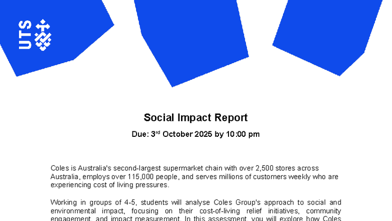Social Impact Report: Coles' Community Engagement & Relief Initiatives ...