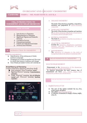 CHEM LEC Periodic Table AND Chemical Bonding - INORGANIC AND ORGANIC CHEMISTRY LECTURE: PERIODIC ...