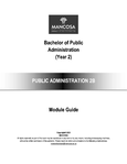 MANCOSA - Public Administration - Studocu