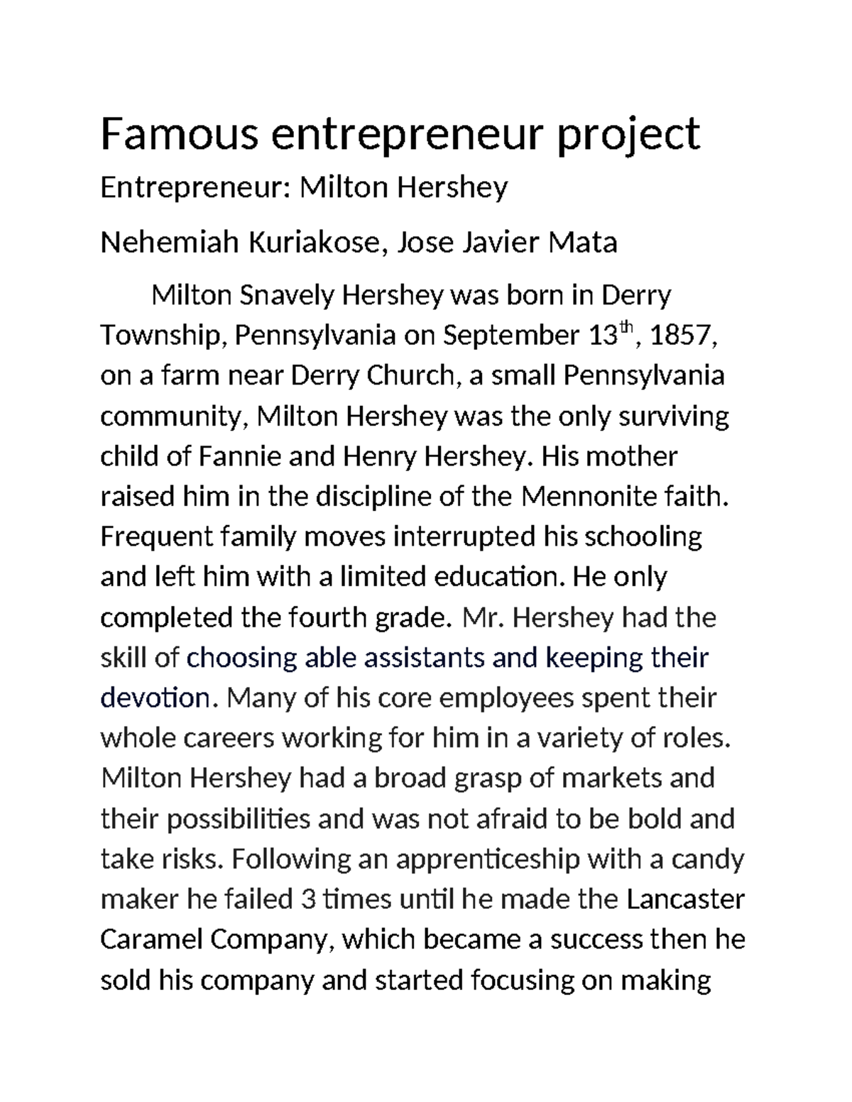 Famous entrepreneur project - Famous entrepreneur project Entrepreneur ...