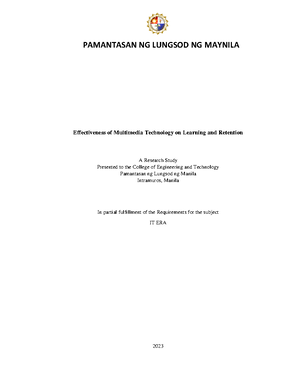 ITE Lesson 1 Information Communication Technology - ACTIVITY 1: ICT ITE ...