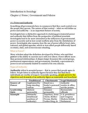 Sociology Chapter 3 Notes - Introduction to Sociology Chapter 3 Notes ...