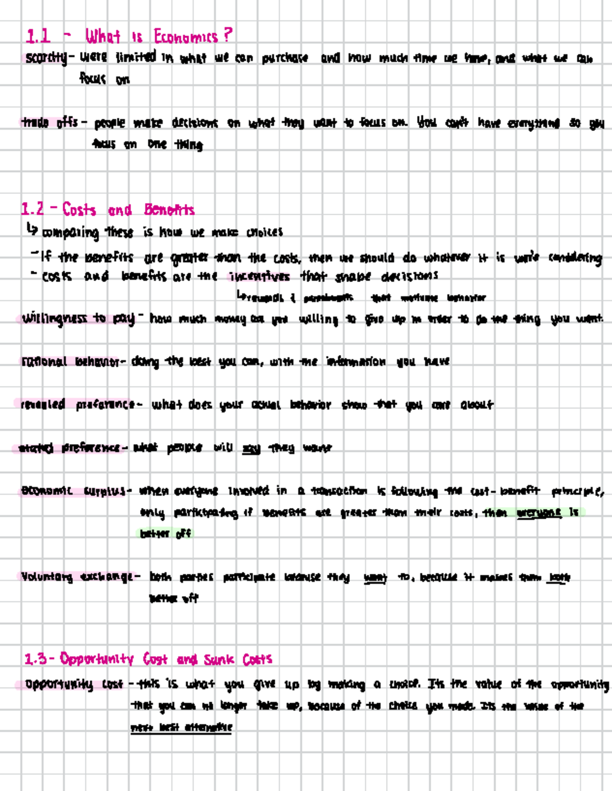ECON 202 Exam 1 Study Guide: Key Concepts and Definitions - Studocu