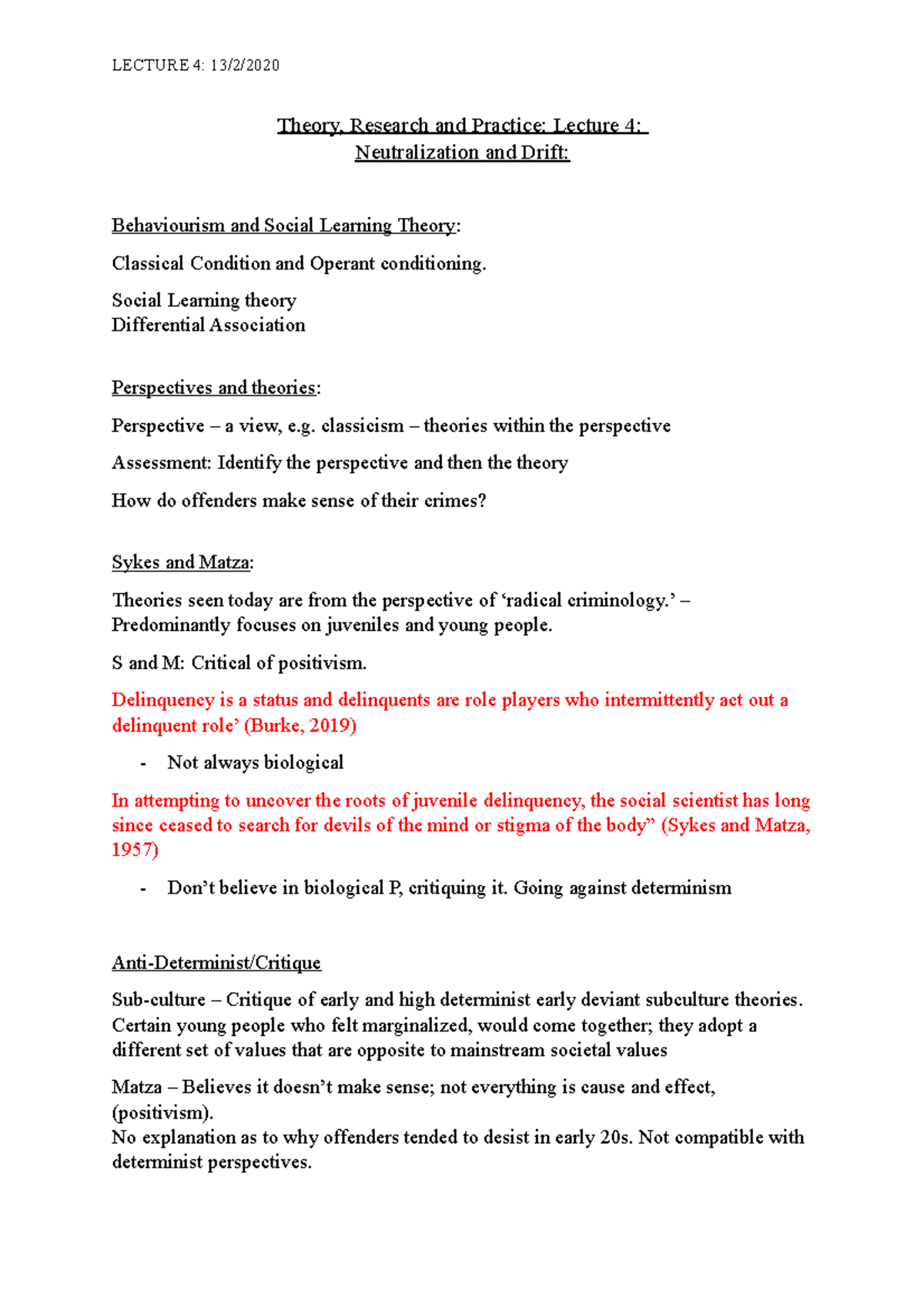 Theory - L4 notes- Neutralization and Drift - Theory, Research and ...