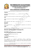 Introduction to computer science - CIT104 - NOUN - Studocu