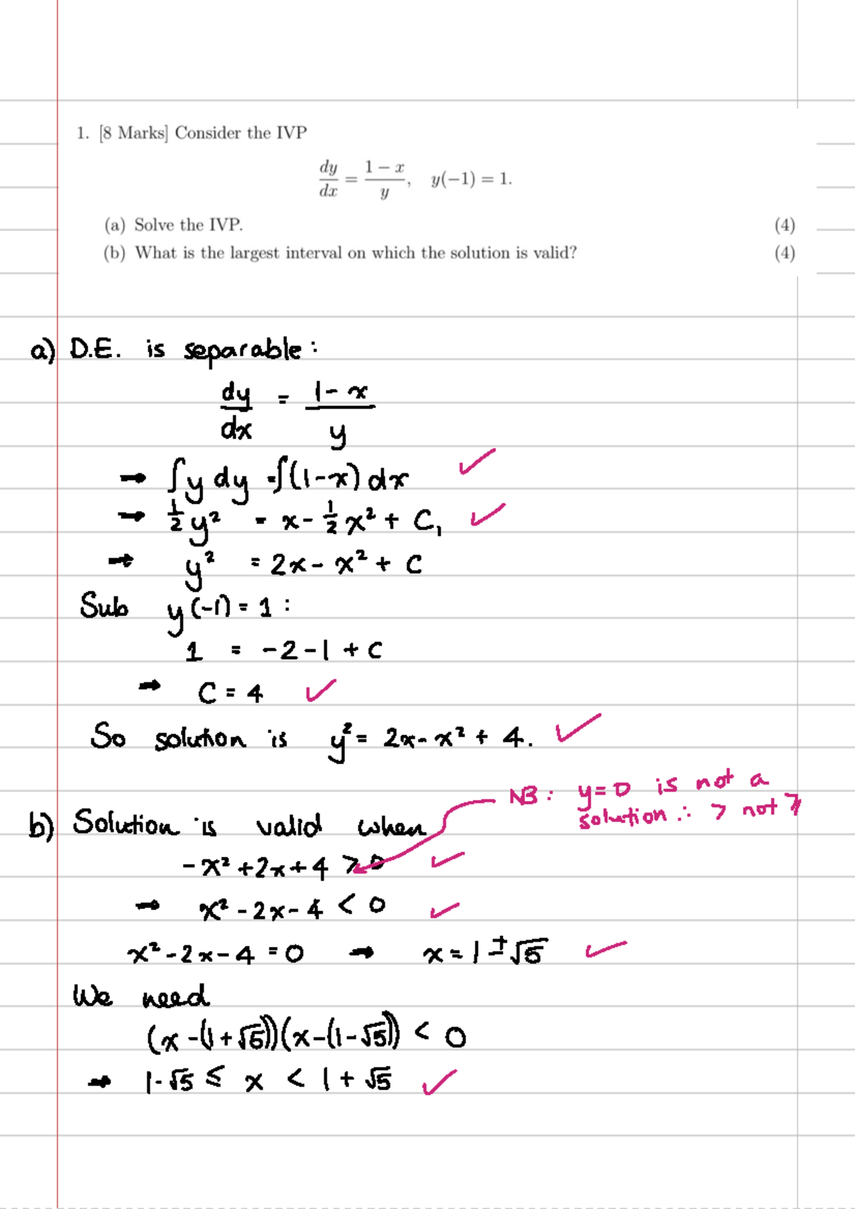 Exam Solutions 2018 - MAM2046W - 2OD - MAM2000W - Studocu