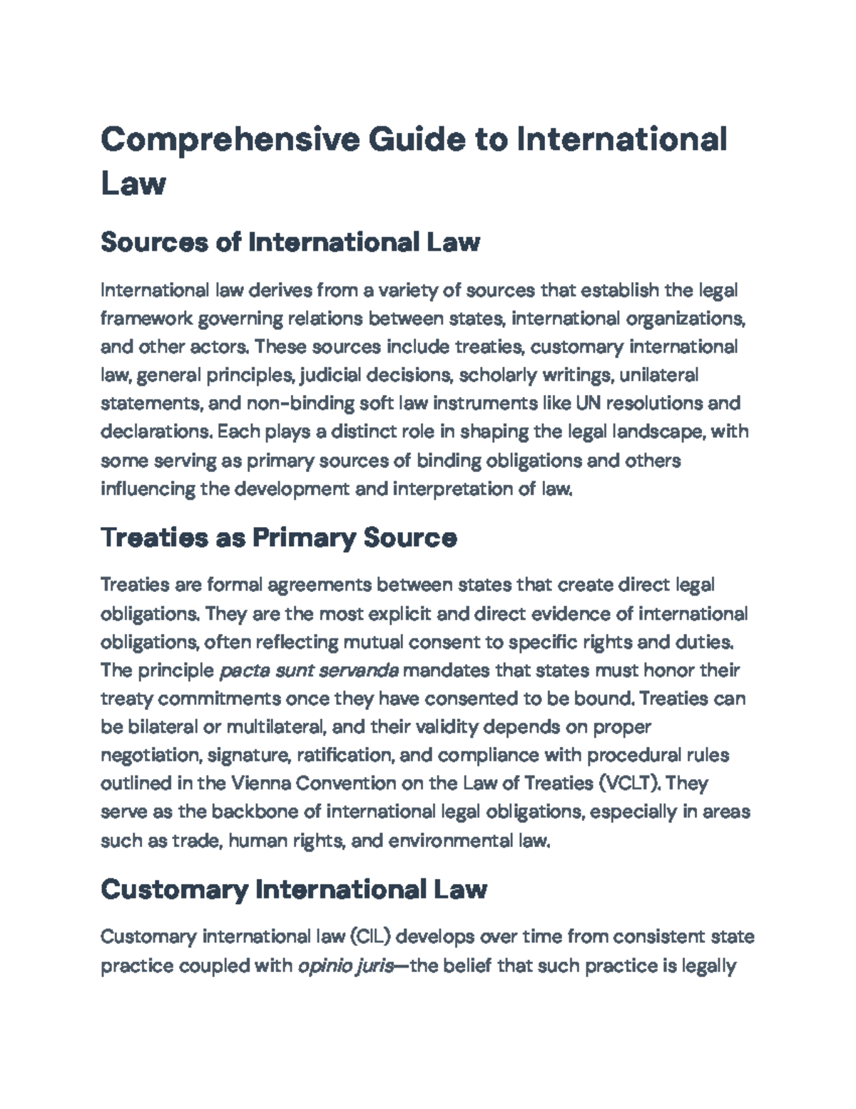 Comprehensive Overview of Jurisdiction in International Law (INTL 101 ...