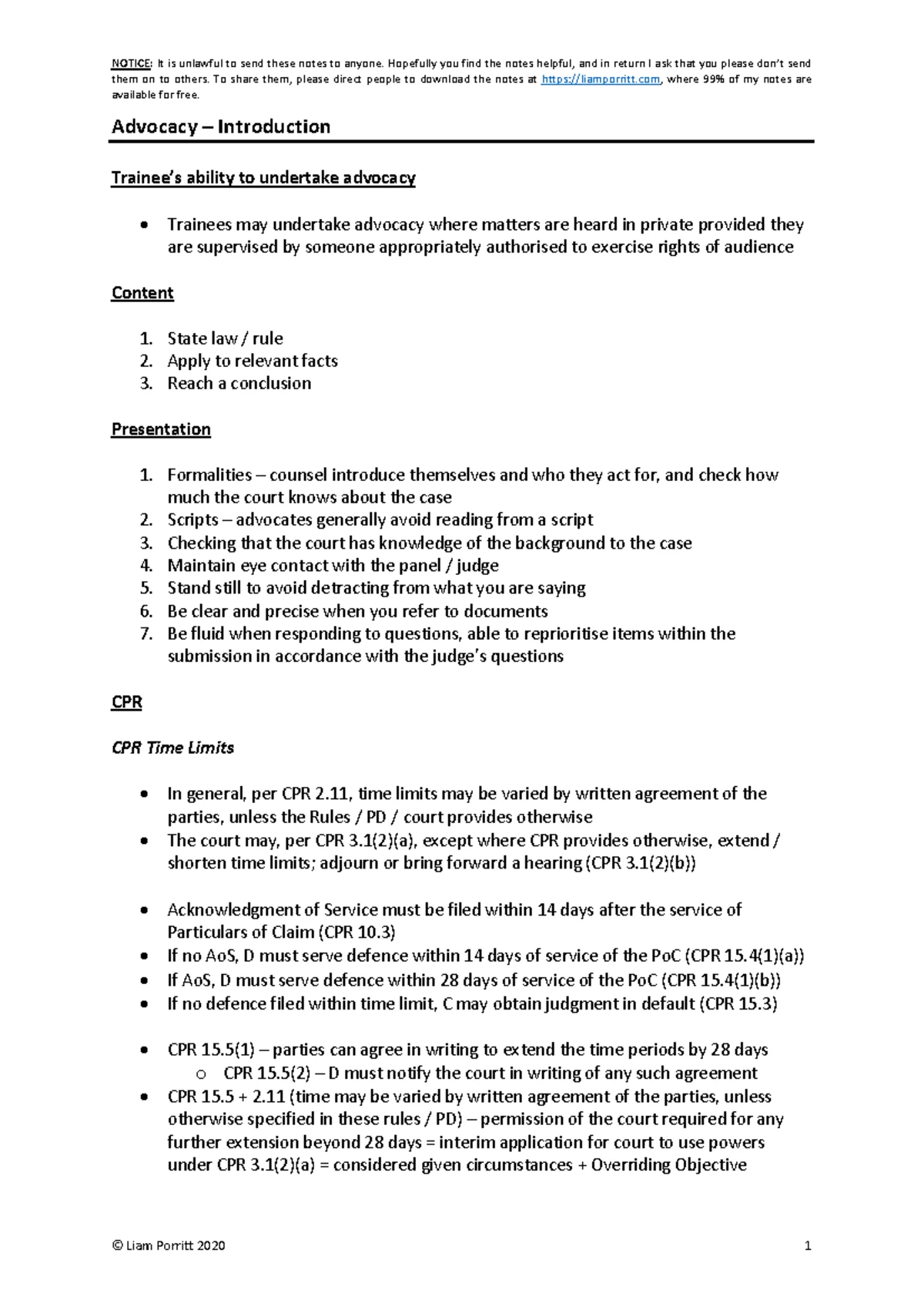**PSC2324 Advocacy & Comm. Skills Case Study: Clinton Distributors v ...
