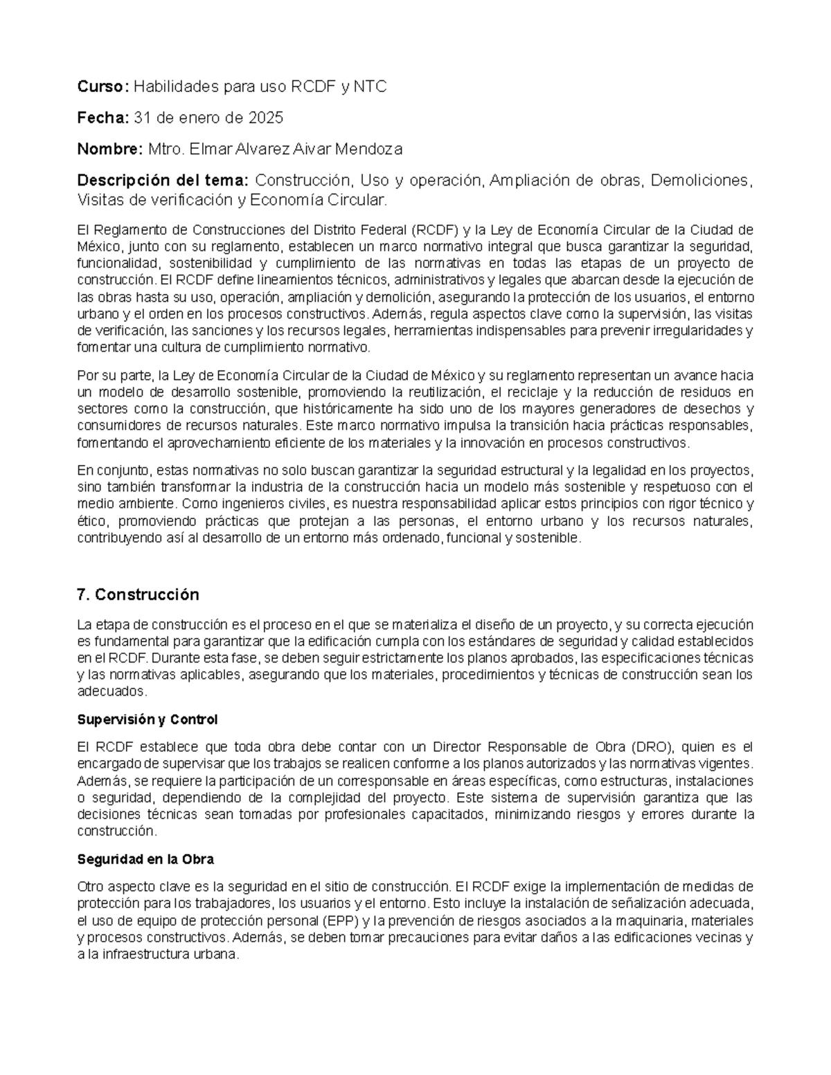 RCDF y Economía Circular: Normativa en Construcción y Demoliciones ...