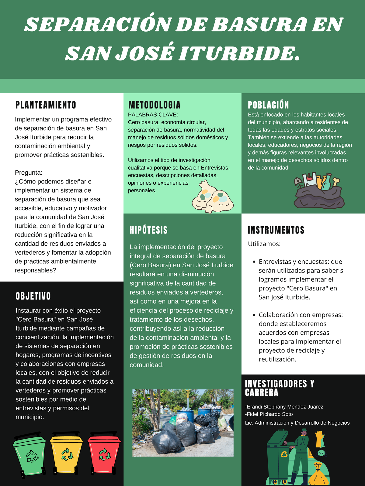 Póster separación de basura - SEPARACIÓN DE BASURA EN SAN JOSÉ ITURBIDE ...