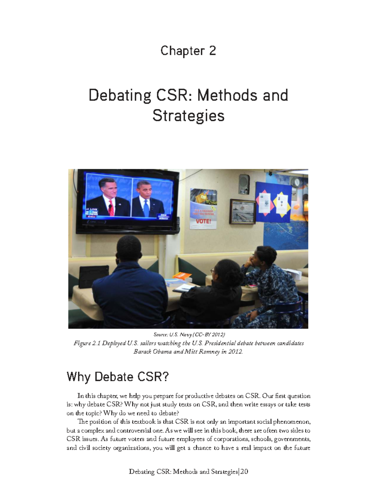 Good Corporation, Bad Corporation (Chapter 2): Debating CSR Methods - Studocu