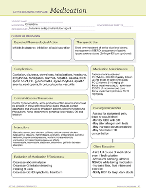 Glyburide template - ACTIVE LEARNING TEMPLATES THERAPEUTIC PROCEDURE A ...
