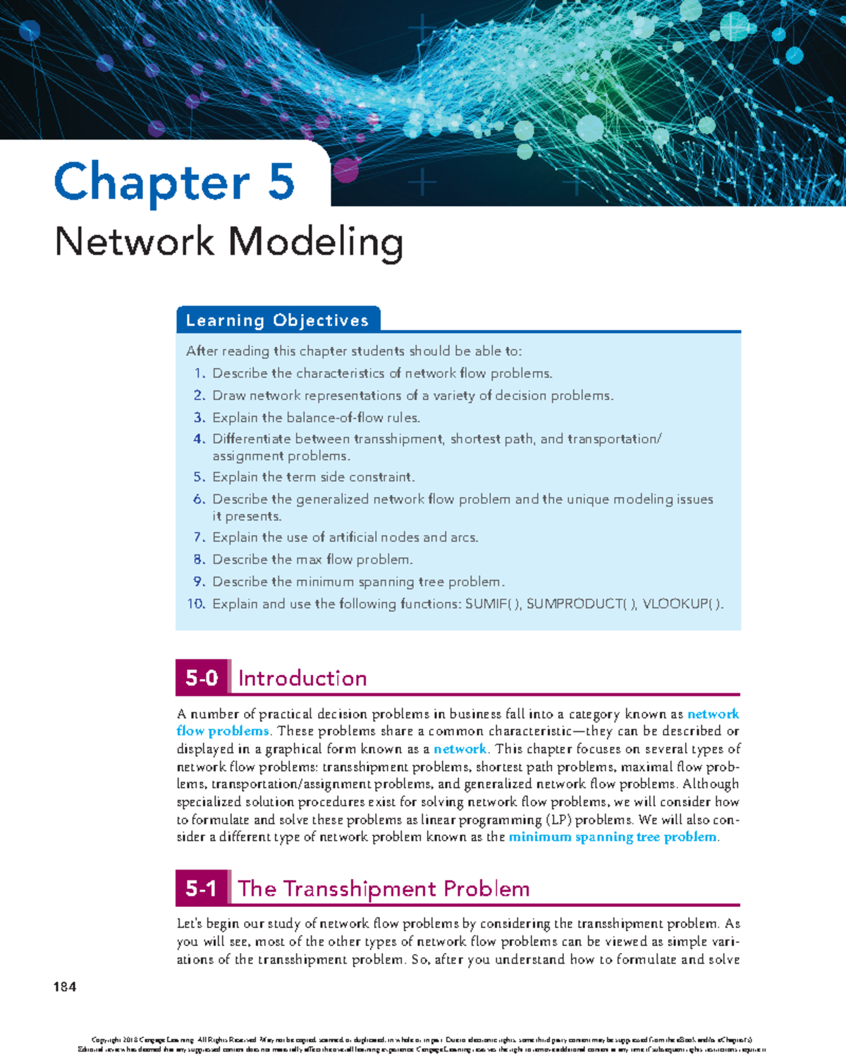 C5. Spreadsheet modeling and decision analysis-A practical introduction ...