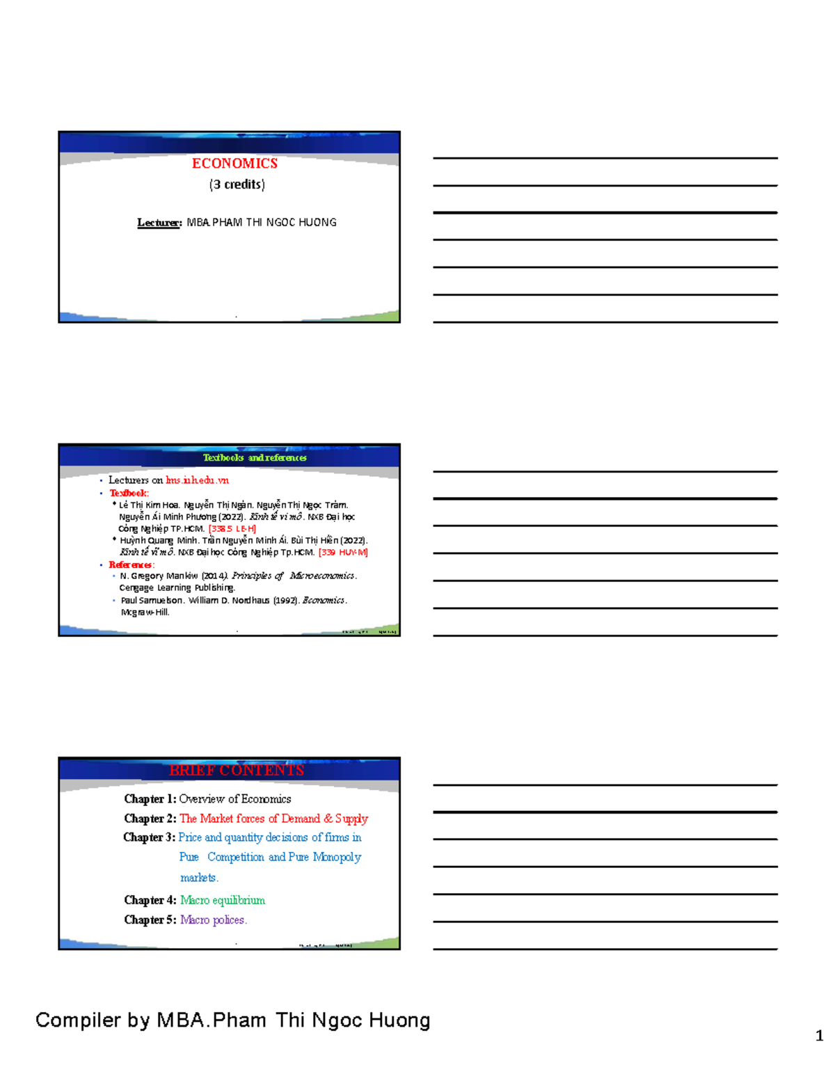 ECON 101: Micro and Macro Economics Overview - Chapter 1 Notes - Studocu