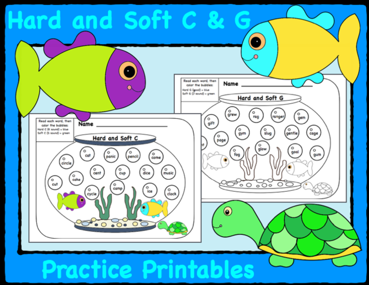 Hard and Soft C/G Practice Printables - Phonetics Activity - Studocu