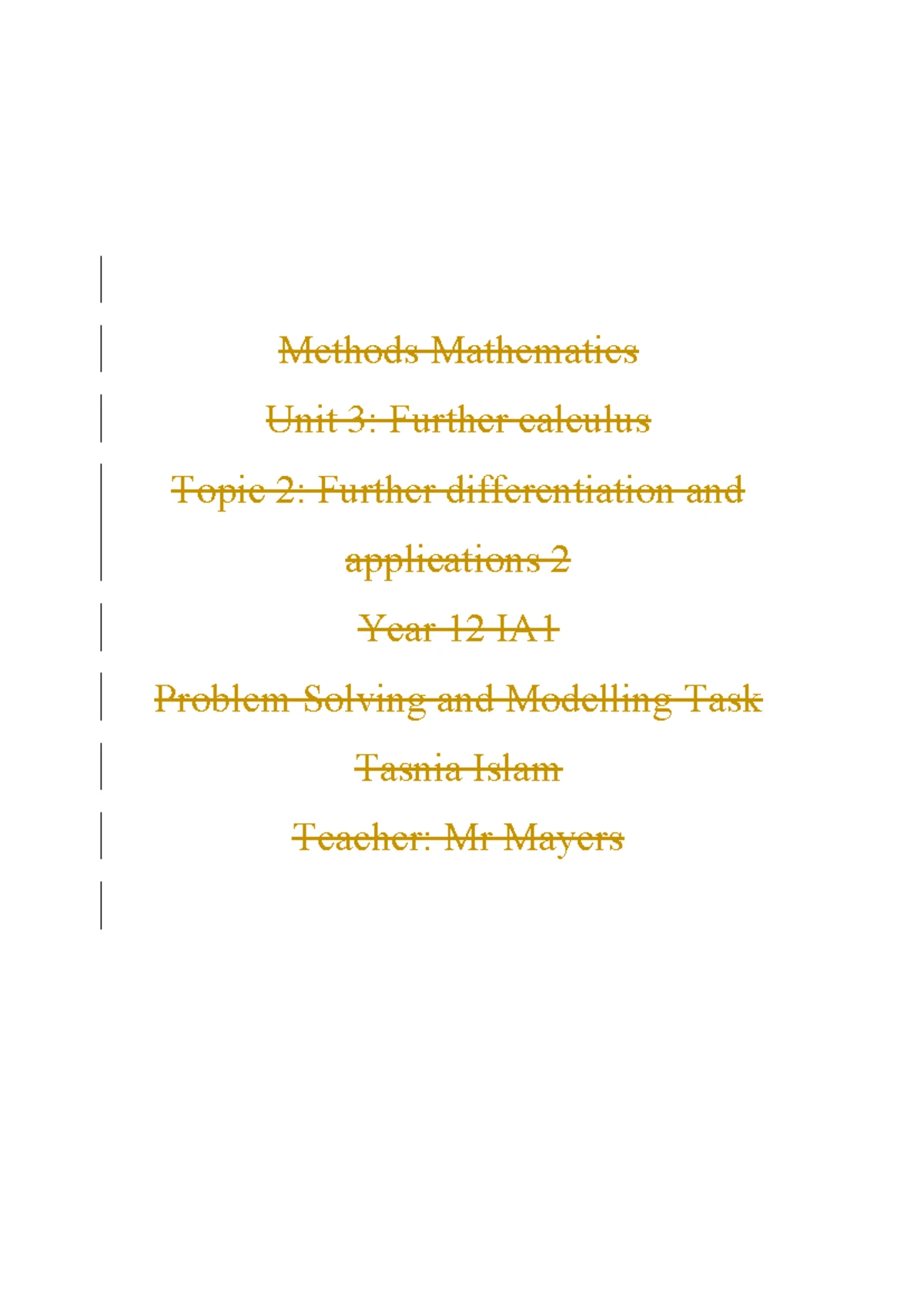 IA2 2022 ME - Mathematical Methods Revision Notes - Studocu