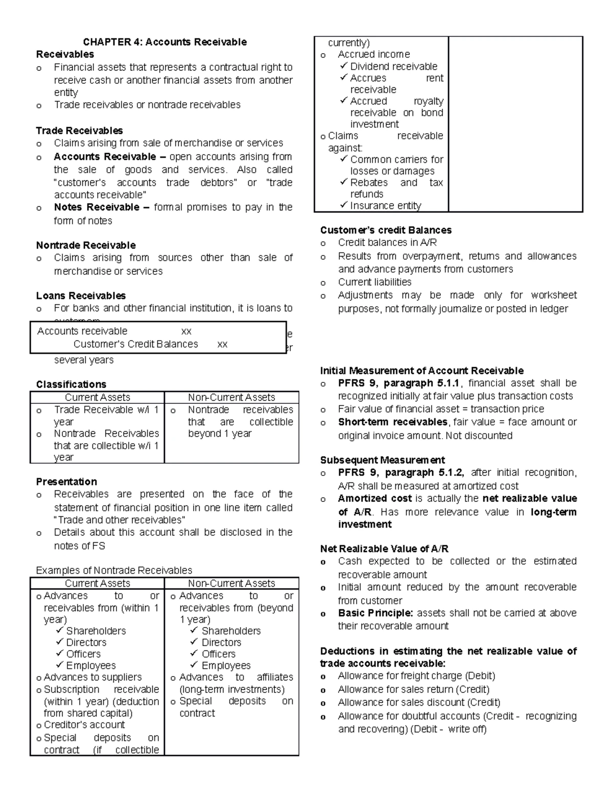 Accounts- Receivable- Handout - Module on Accounts Receivable ...