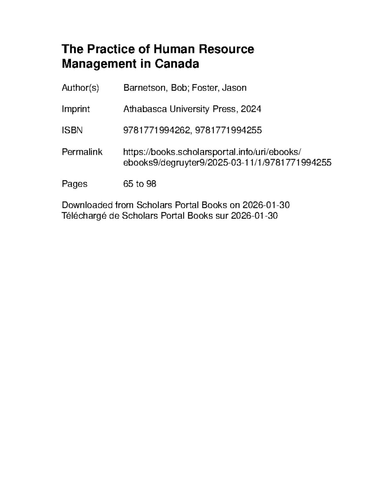 HRM in Canada: Workflow, Job Analysis & Design (Chapter 3) - Studocu