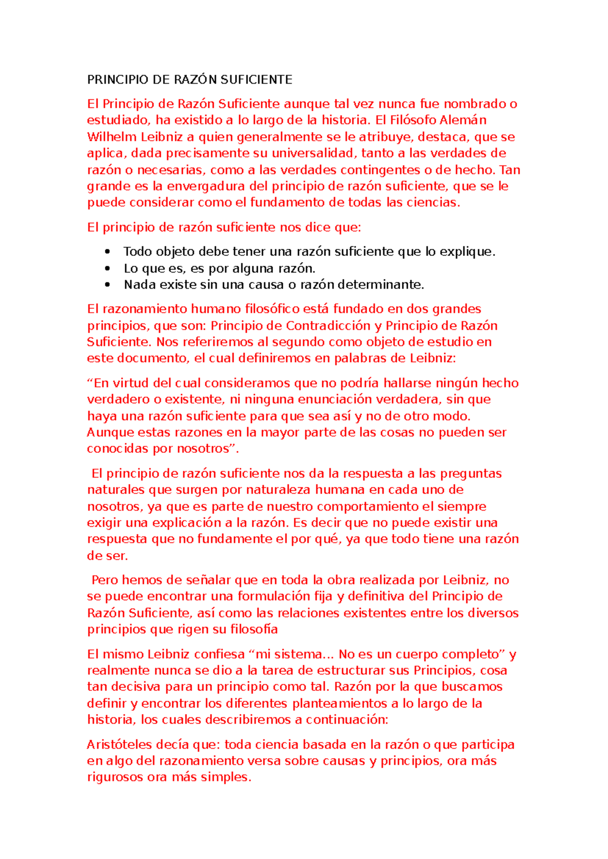 Estudio sobre el Principio de Razón Suficiente: Análisis Filosófico ...