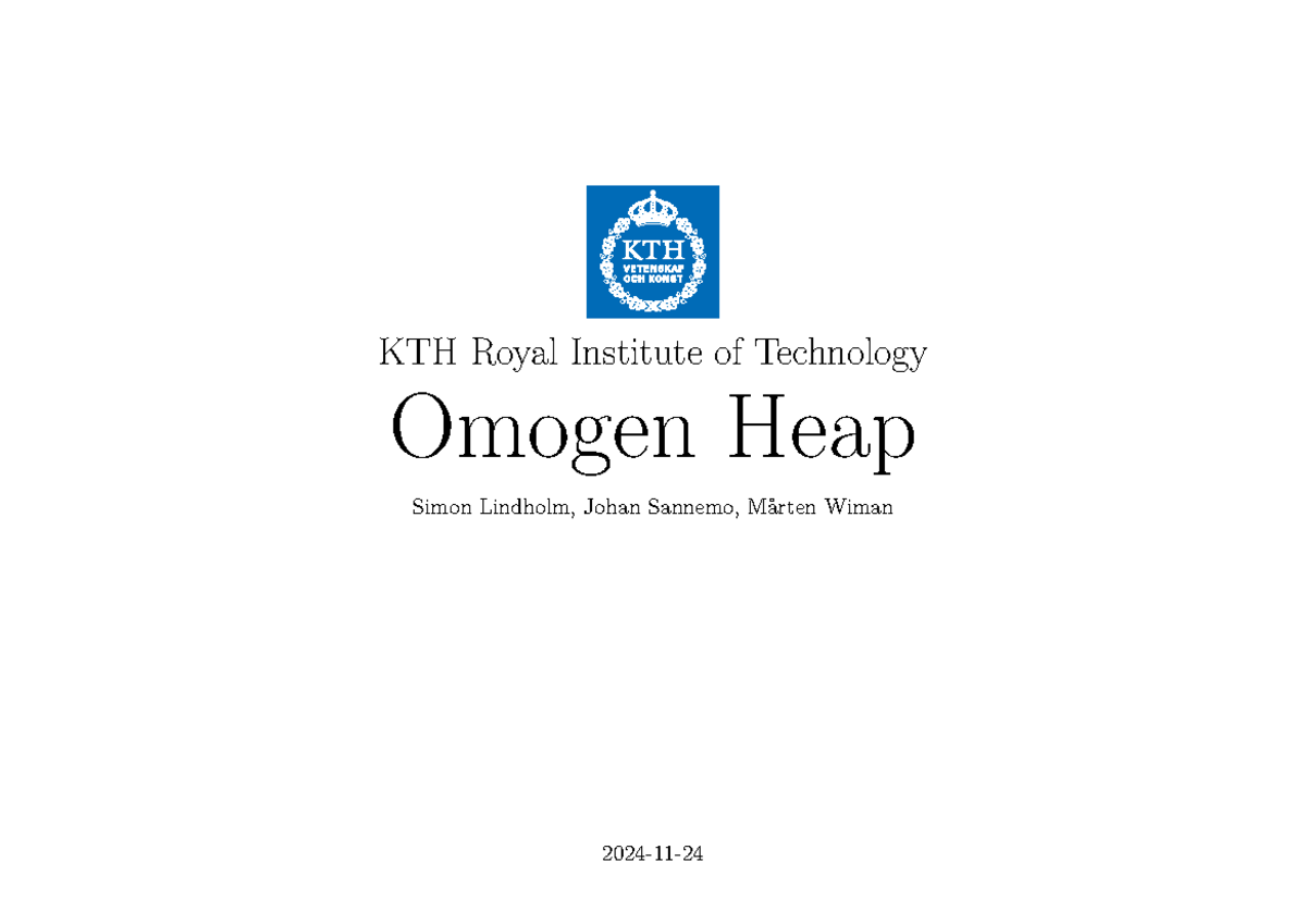 KTH Data Structures (KTH) - Beginner to Advanced Template Guide - Studocu