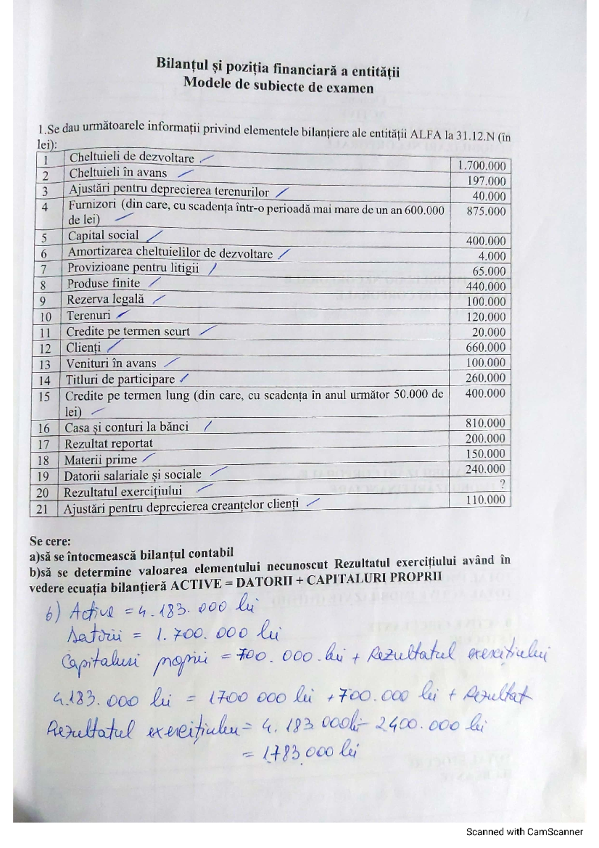 Tema1 Contabilitate - Contabilitate Accounting - Studocu