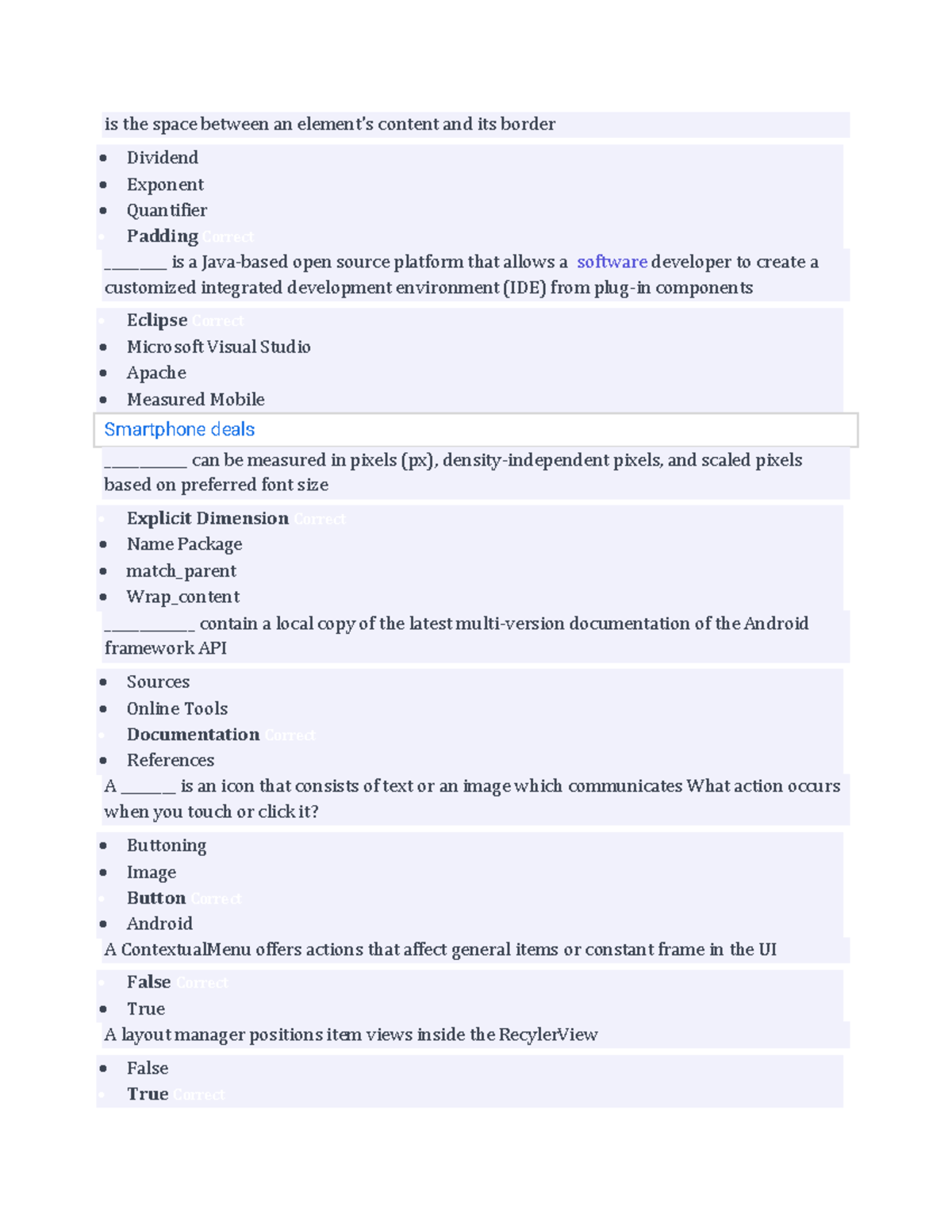 Mobile Prog: Final Exam Notes on Android Development - Studocu