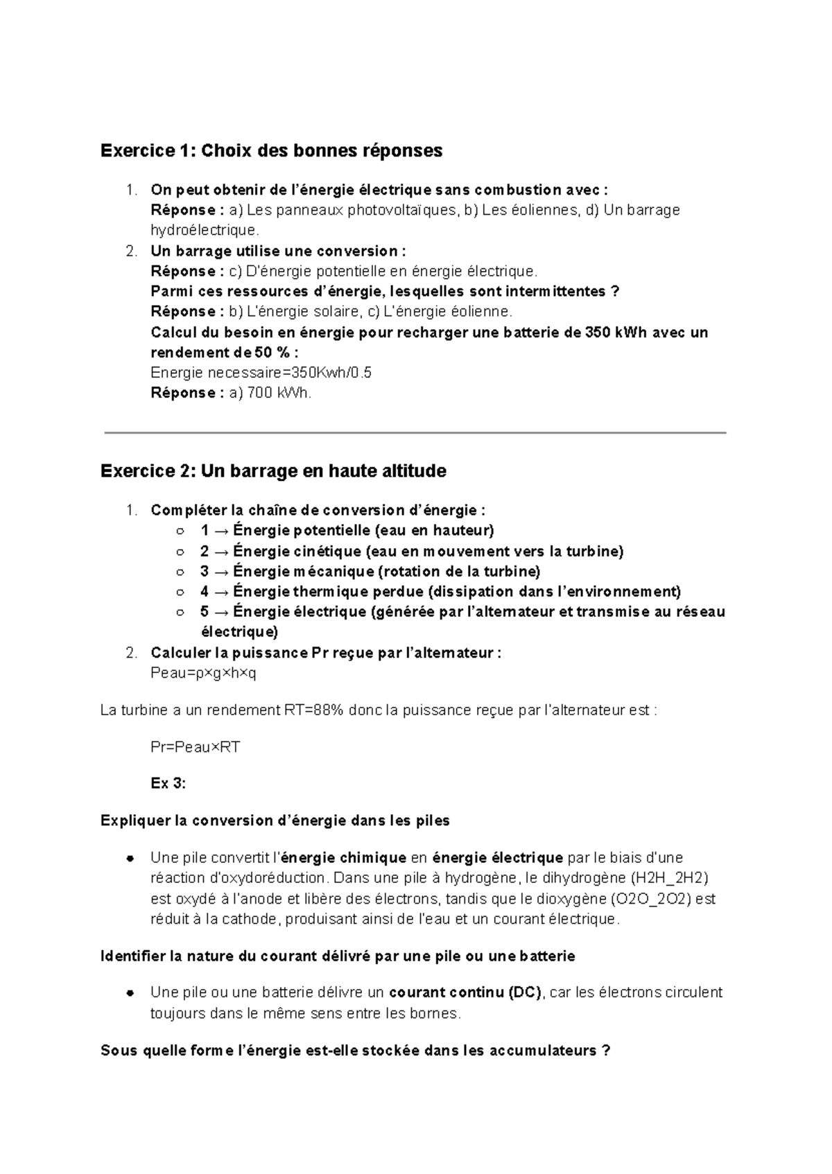 Ens Phys - Exos sur Énergies Renouvelables et Conversion d'Énergie ...
