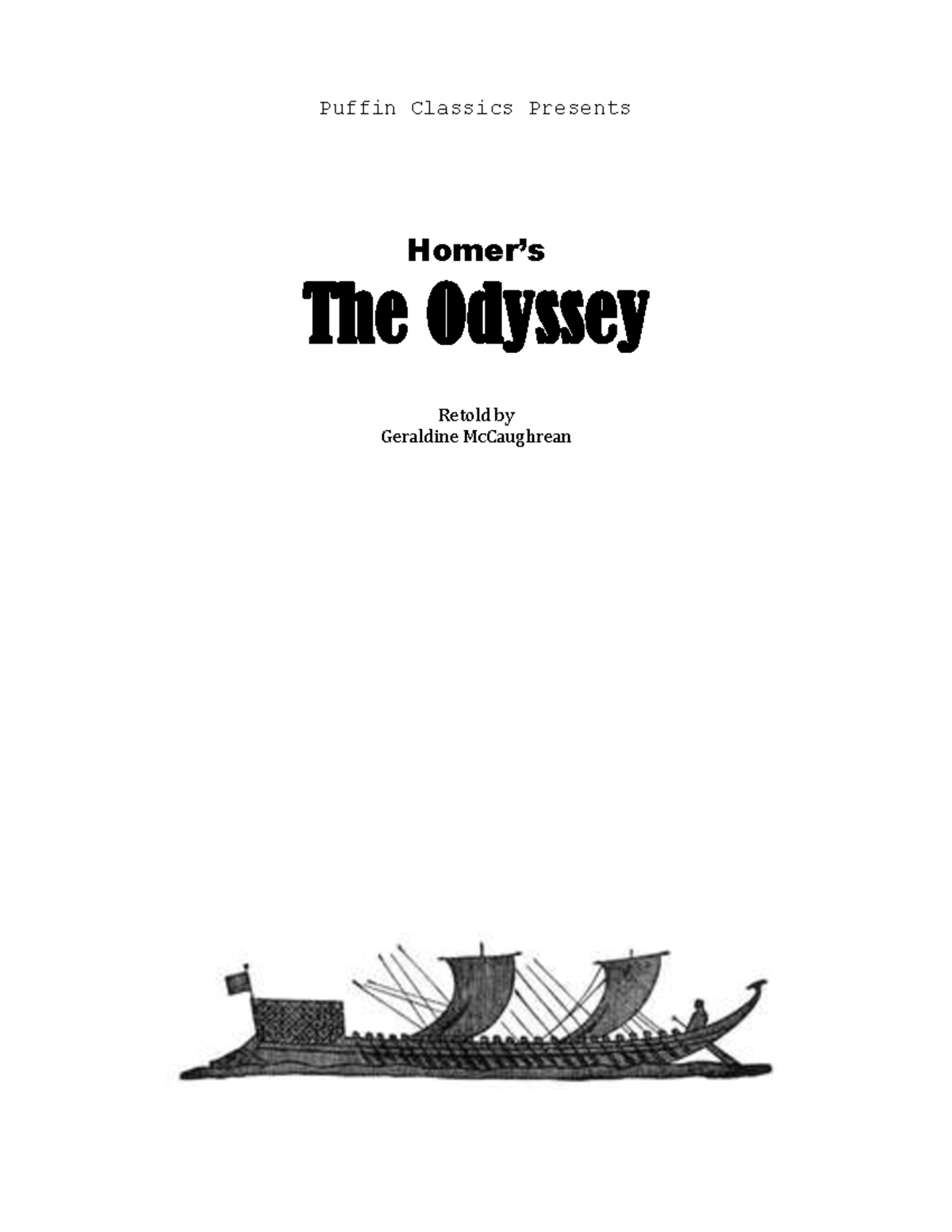 Odyssey (ENG 101) - Chapter Summaries and Analysis - Studocu