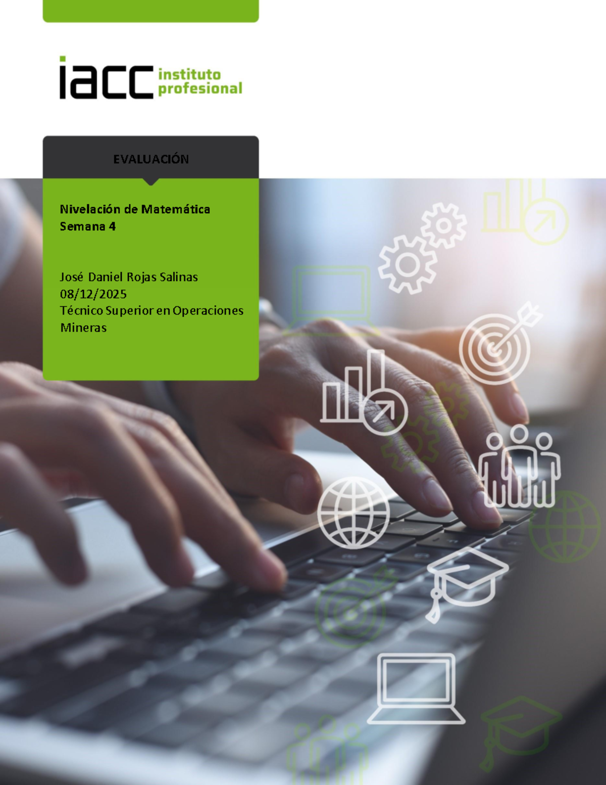 ejercicios obligatorios - Nivelación de Matemática Semana 4 José Daniel ...