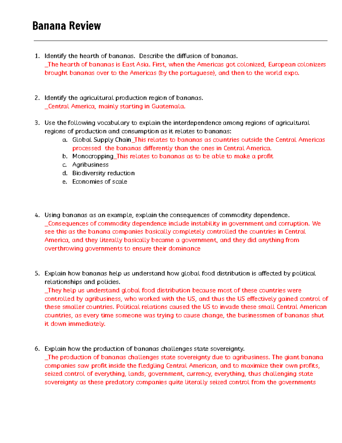 Vincent Li - Banana Review - Banana Review Identify the hearth of ...