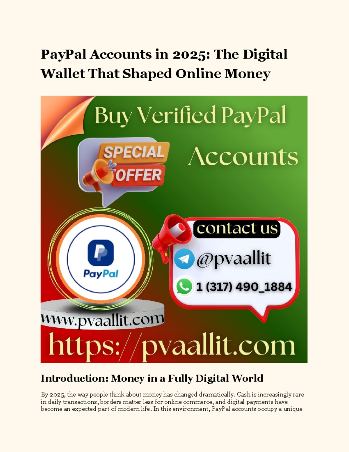 PayPal Accounts in 2025: A Comprehensive Guide to Digital Wallets - Studocu