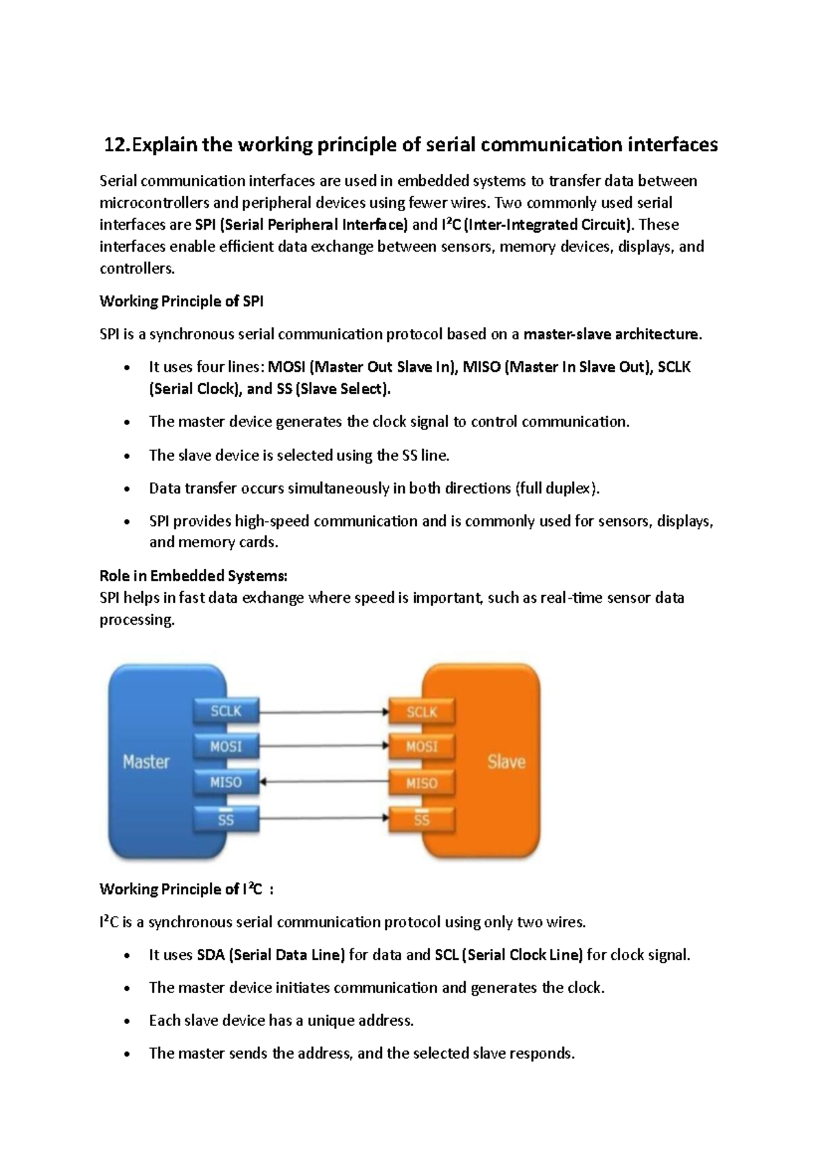 Unit 3-1: Serial Communication Interfaces in Embedded Systems - Studocu