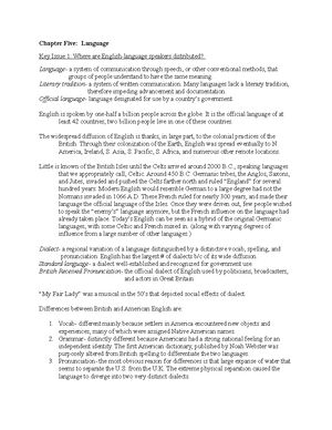 AP Human Geography Chapter 7 Ethnicity - Chapter Seven: Ethnicity Key ...
