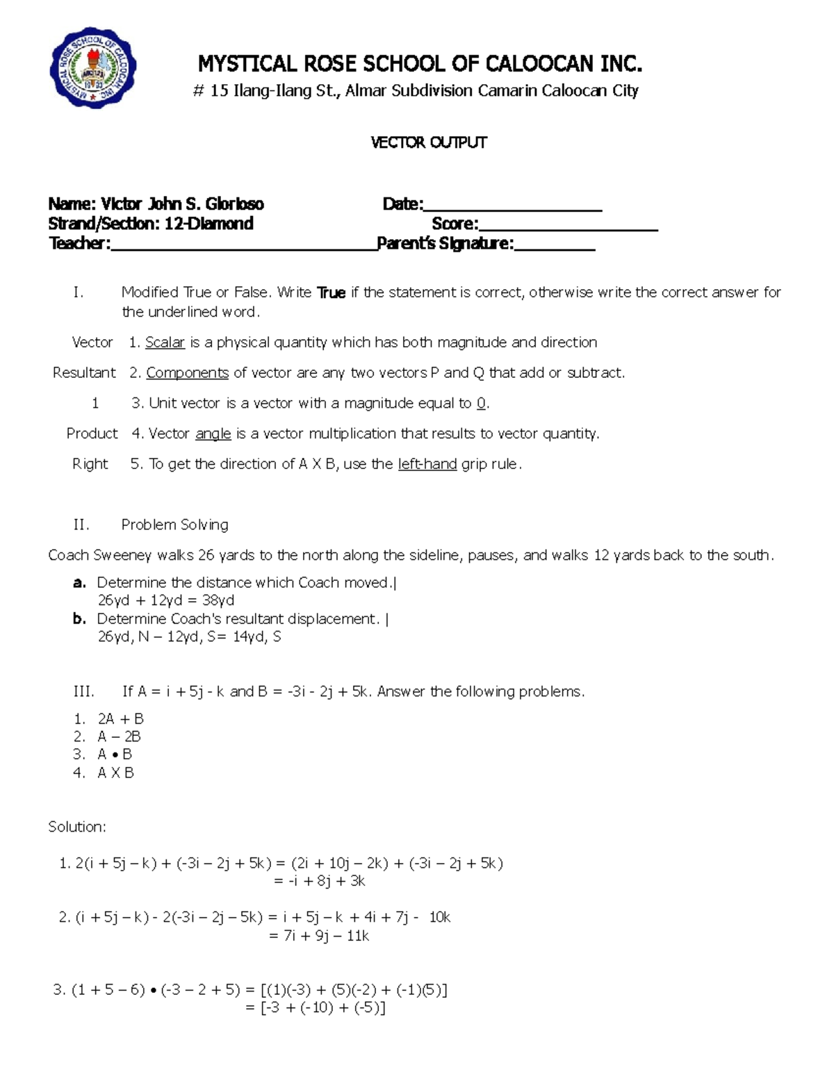 Output Vector Glorioso Diamond - MYSTICAL ROSE SCHOOL OF CALOOCAN INC ...