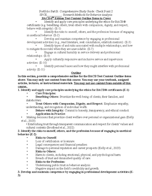 Portfolio Part B template CK1 SPCE630 Spring 2025-1 - Tips for ...