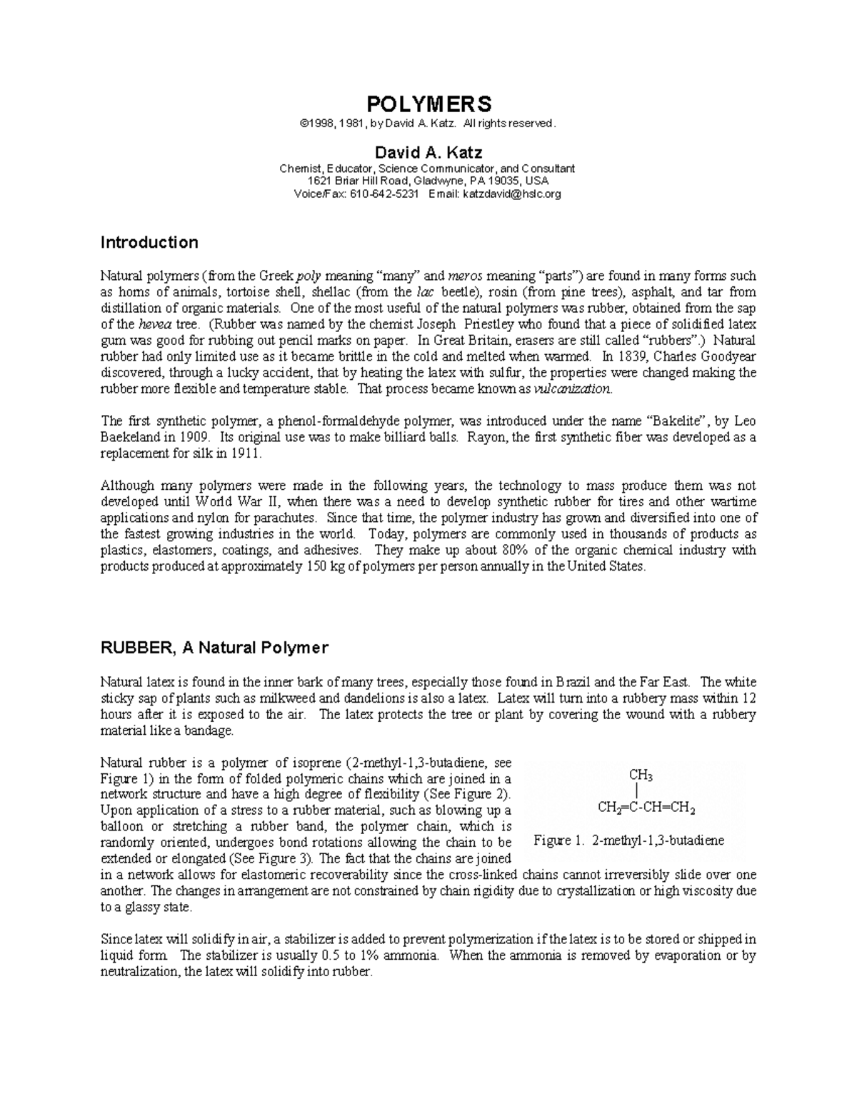 Polymers - Chemistry Class 12 Study Notes - Studocu