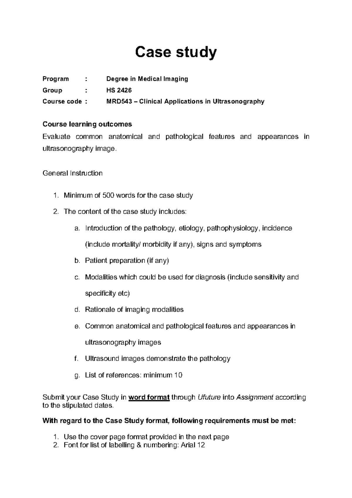 MRD5 43 Clinical Applications in Ultrasonography - Case Study ...