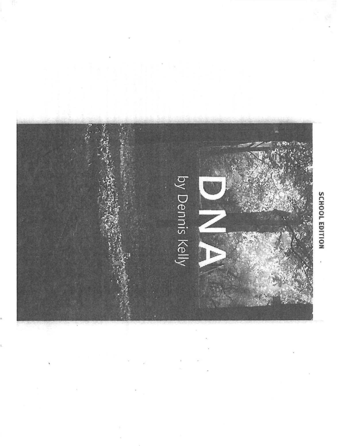 DNA: School Edition Study Guide and Character Analysis - Studocu