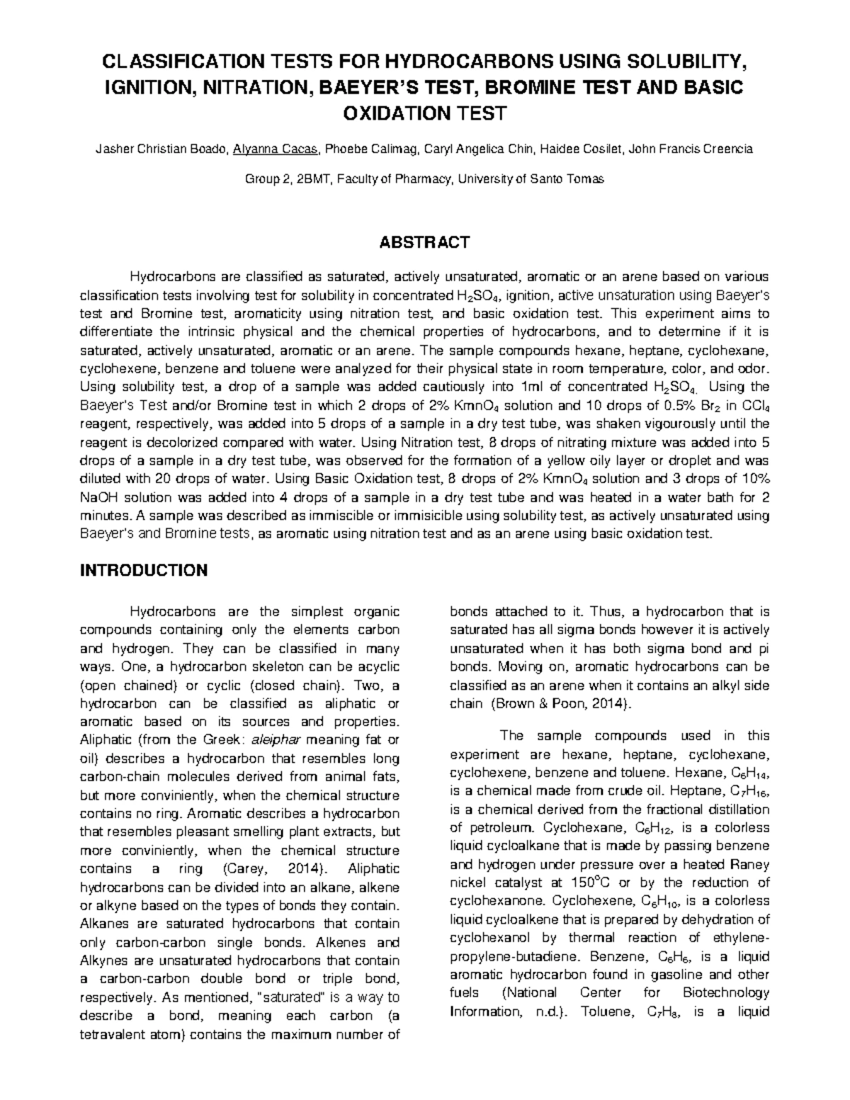 Experiment 8 - lab report - Experiment 8 DETERMINATION OF VITAMIN C IN ...