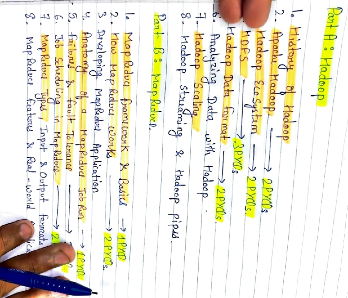 Unit 2 - BDA: Comprehensive Overview of Hadoop & MapReduce - Studocu