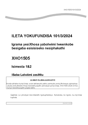 [Solved] Zibaluleke ngantoni intsomi zesixhosa - Applied African ...