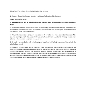 Module 2 Technology for teaching and learning 2 - LESSON 2: ICT ...