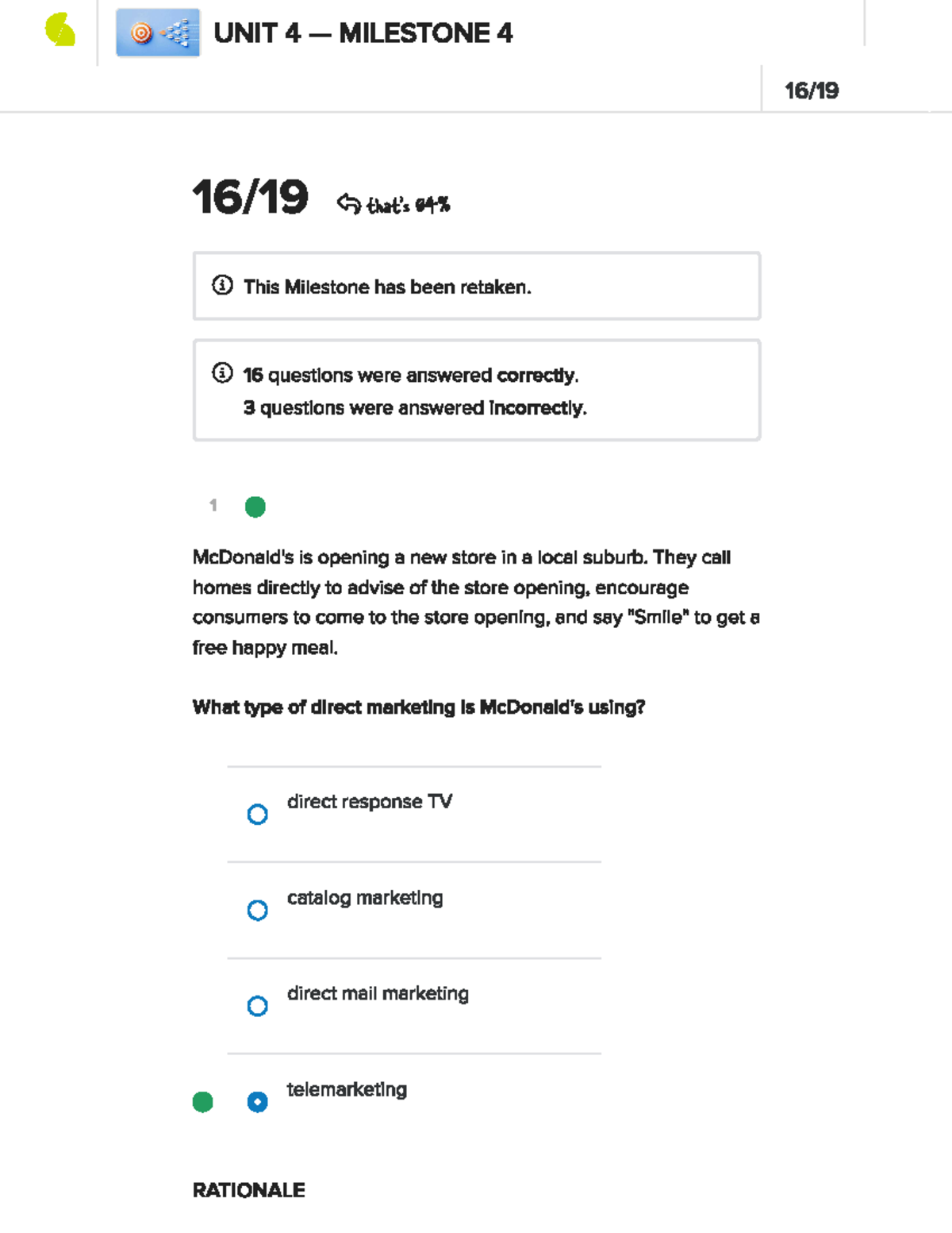 MKTG 101 Milestone 4 Retake: Principles and Best Practices - Studocu