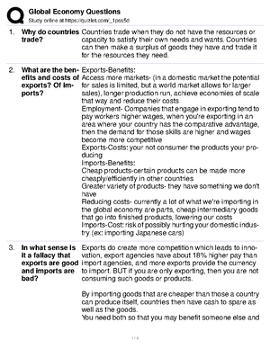 Econ- The Global Economy - Study online at quizlet/_2d0g2q When a ...