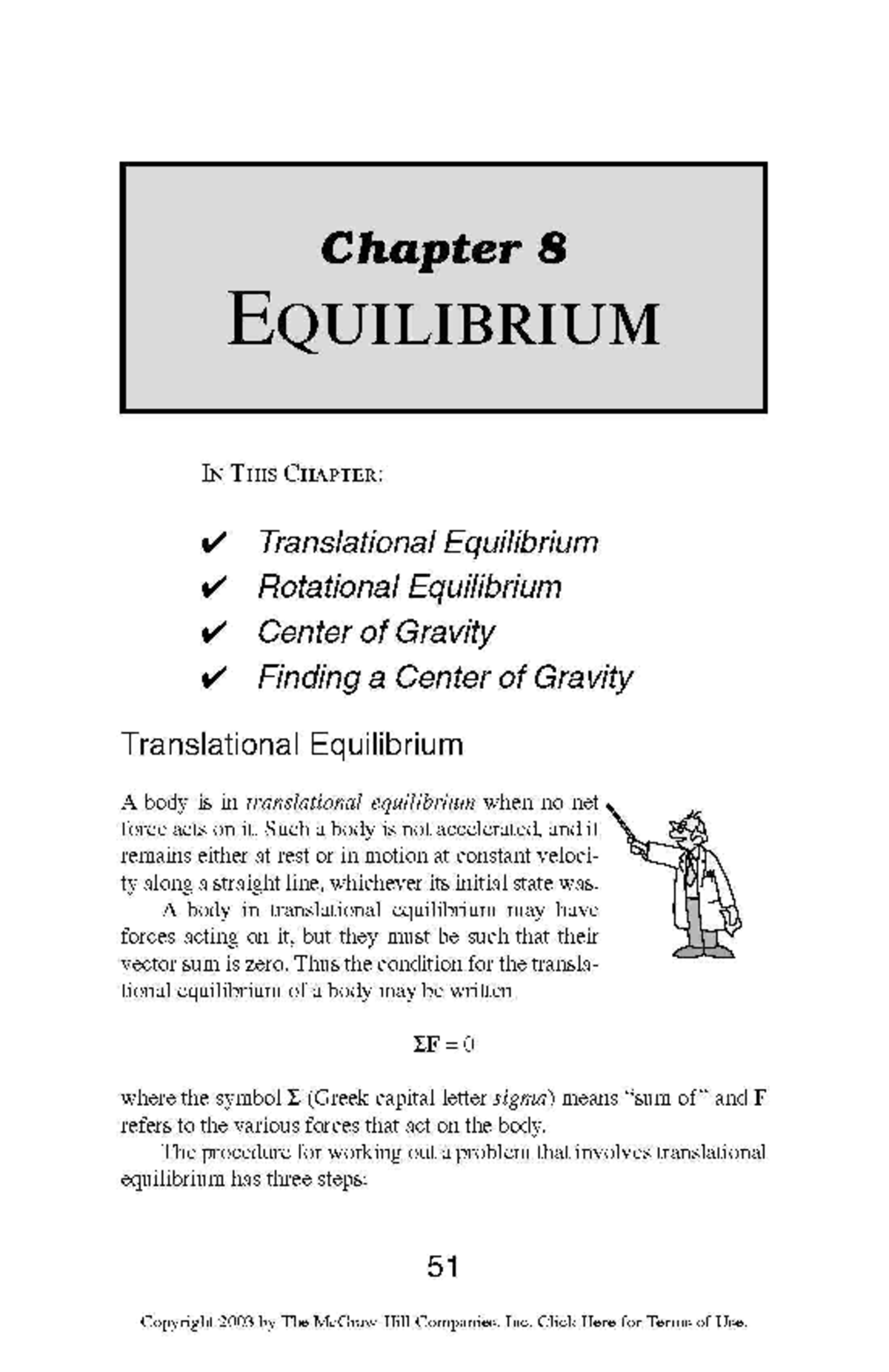 Chapter 8: Equilibrium - Translational & Rotational Concepts in APPLIED PHYSICS - Studocu