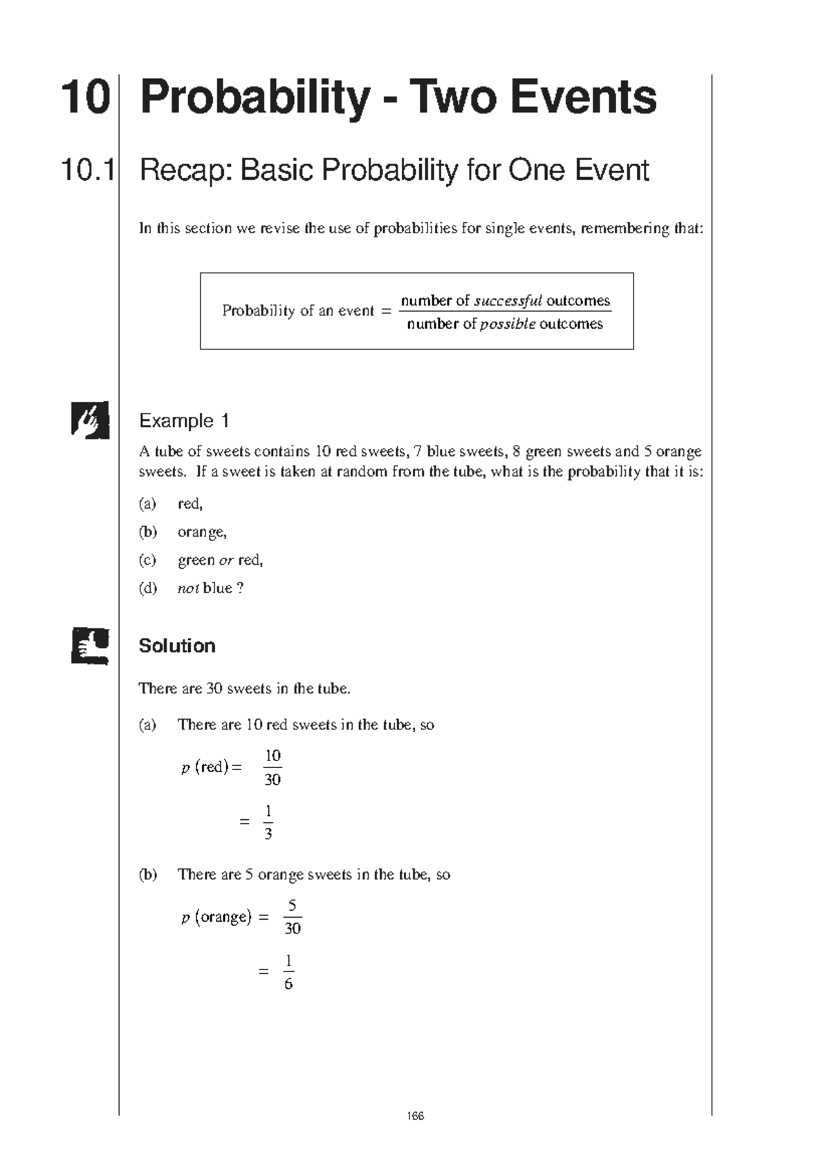 MEP Y8 Practice Book A: Probability of Two Events and Outcomes - Studocu